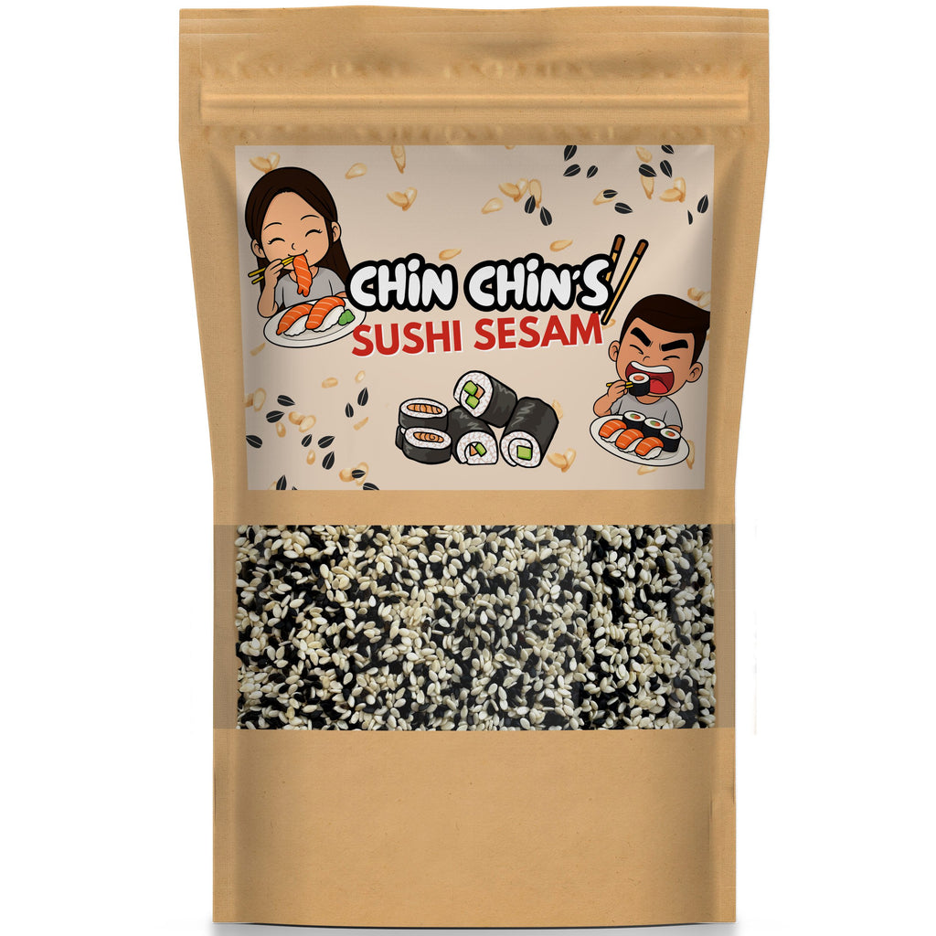 Asiafoodland - Sushi Sesam Mix - weißer und schwarzer Sesam für Inside ...